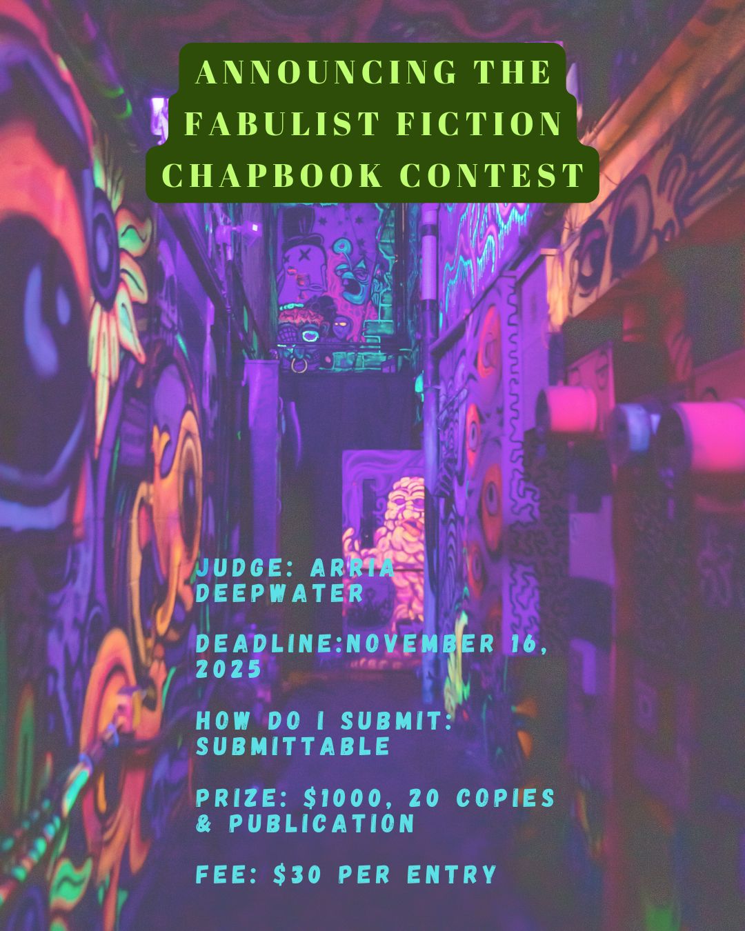 Fabulist Fiction Chapbook Contest – Omnidawn